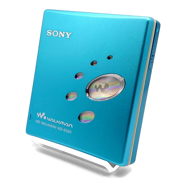 SONY MZ-E520 MINIDISC Player Blue Tested Working - Functional Portable ...