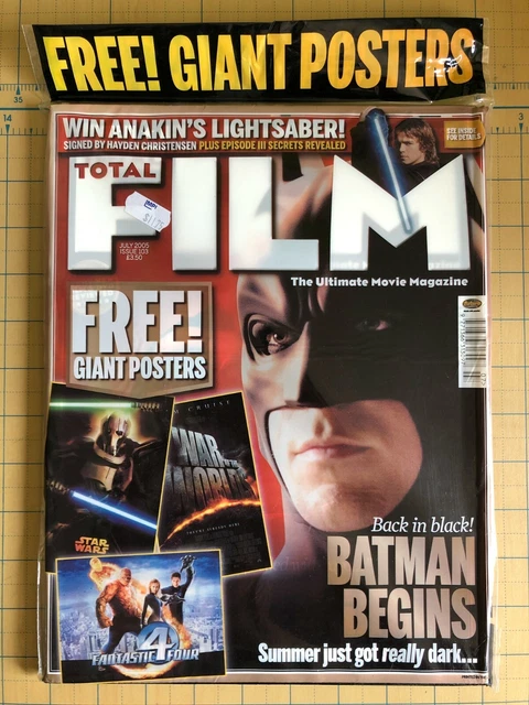 TOTAL FILM MAGAZINE #103, July 2005, Giant Posters, Star Wars, Batman ...