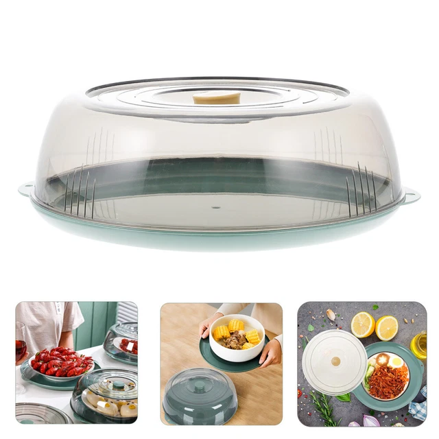 DOME FOOD COVER Plate Cover Guard Lid Microwave Lid Cover Microwave ...