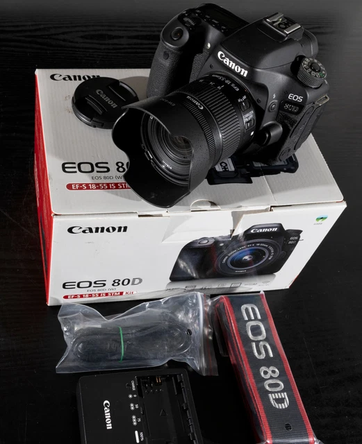 CANON EOS 80D 24MP DIGITAL SLR CAMERA & 18-55mm with full spectrum IR ...