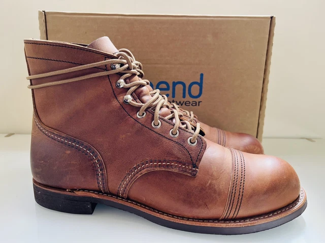 RED WING IRON Ranger 8085 Boots Copper Rough & Tough UK10 US 11 (Fits ...
