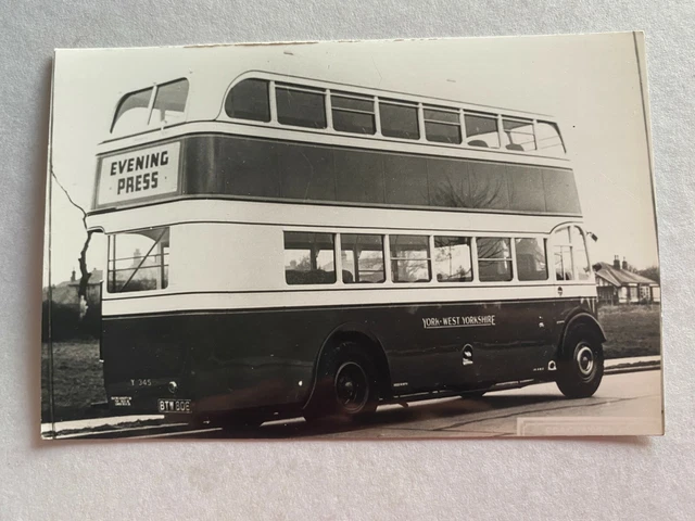 BUS PHOTO YORK Double Decker GO5G ECW Body West Yorkshire BWT 806 ...