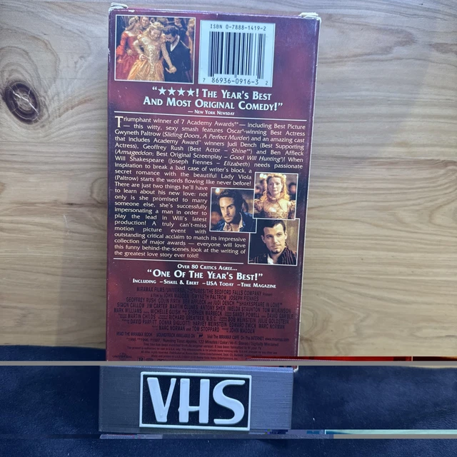 SHAKESPEARE IN LOVE (VHS, 1999) * Buy 2 Get 1 Free - Bundle Shipping ...