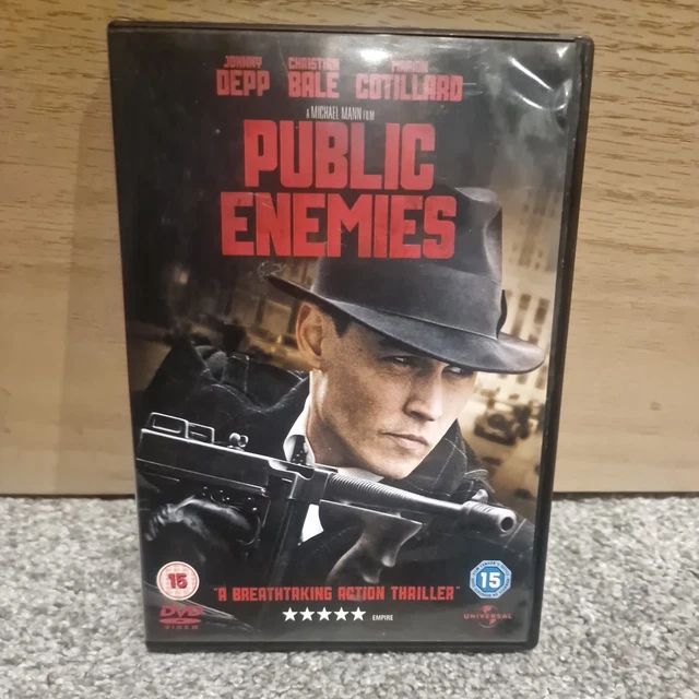 PUBLIC ENEMIES DVD Johnny Depp (2009) ; Like new - Region 2 £4.99 ...