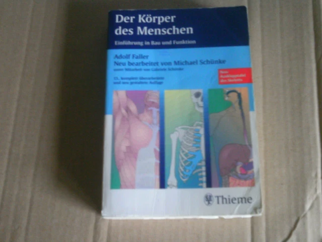 DER KÖRPER DES Menschen Faller, Adolf und Michael Schünke: EUR 5,00 - PicClick DE