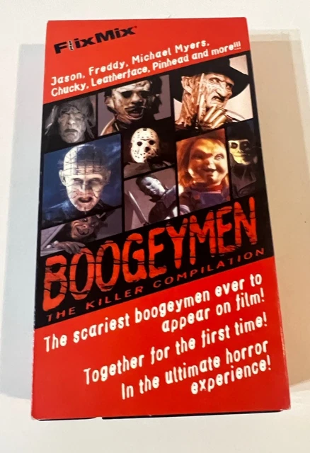 BOOGEYMEN: THE KILLER Compilation VHS Vintage Horror Movies Scary ...