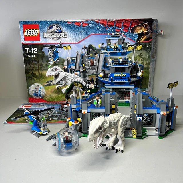 LEGO JURASSIC WORLD Set 65919 Indominus rex Breakout COMPLETE with Box ...