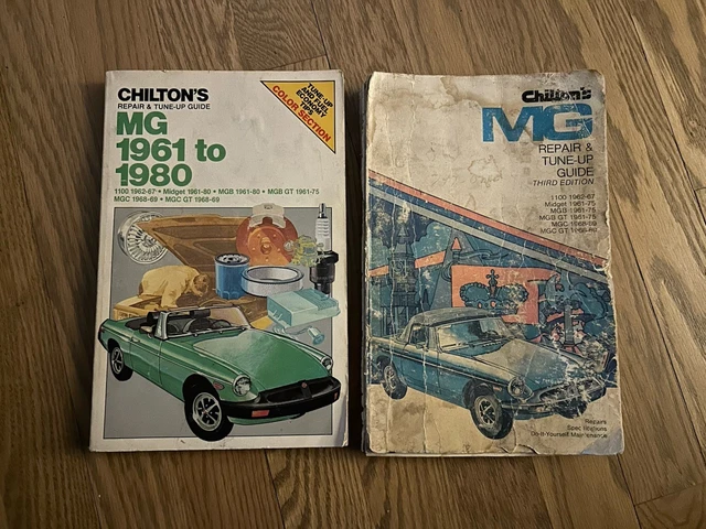 MG CHILTONS REPAIR &TUNE UP GUIDE MANUAL Two $20.70 - PicClick CA