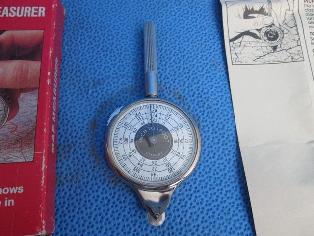VINTAGE BROOKSTONE OPISOMETER Map Measurer Measuring Meter - Made in ...