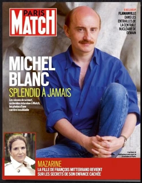PARIS MATCH N° 3936 du 10 octobre 2024 - Hommage Michel Blanc , le Splendid EUR 15,95 - PicClick FR