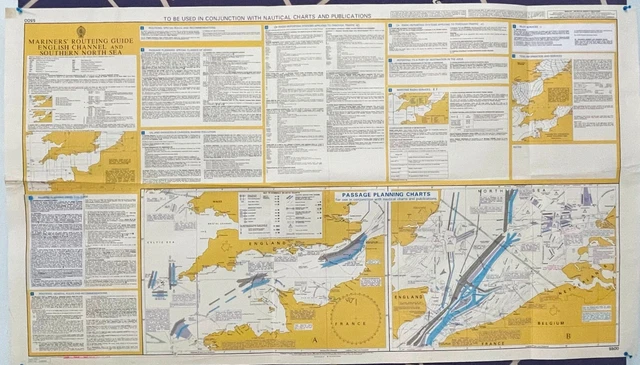 ADMIRALTY 5500 MARINERS Routeing Guide English Channel & southern North ...
