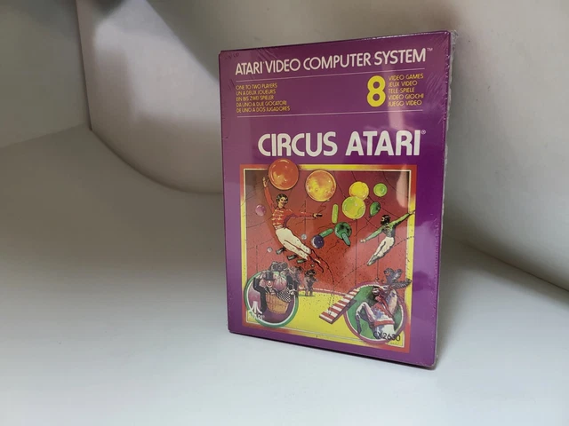 MINT NEW CIRCUS Atari Game For Pal Atari 2600 & Atari 2600+ & Retron 77 ...