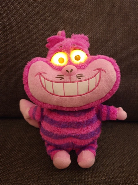 DISNEY ALICE IN Wonderland Talking Cheshire Cat Plush Plush Light Up ...