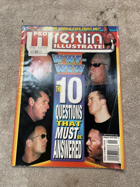 ORIGINAL WWF WWE WCW Retro Pro Wrestling Illustrated Magazine 2000 10 ...