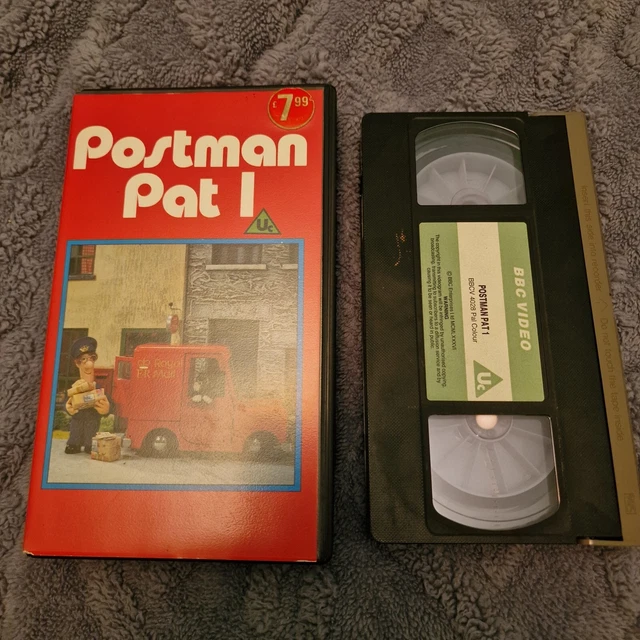 POSTMAN PAT 1 VHS Video PAL BBC - Vintage black case Coloured Tab** £34 ...