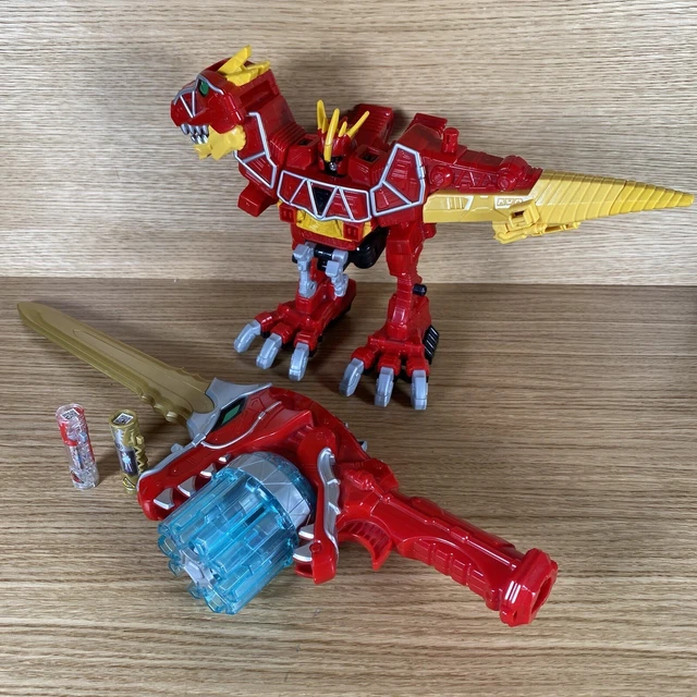 POWER RANGERS DINO Charge T-Rex Zord & Sabre Super Sword with Dino ...
