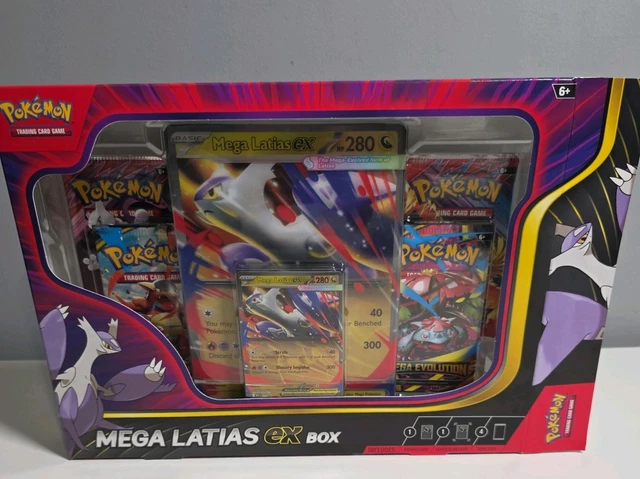 OPEN POKÉMON TCG: Mega Latias ex Box OPENED NO hits £13.94 - PicClick UK