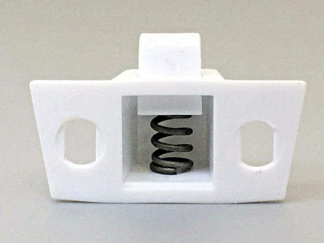 NYLON BUTTON CUPBOARD catch cabinet door latch sprung catches (434) £1. ...