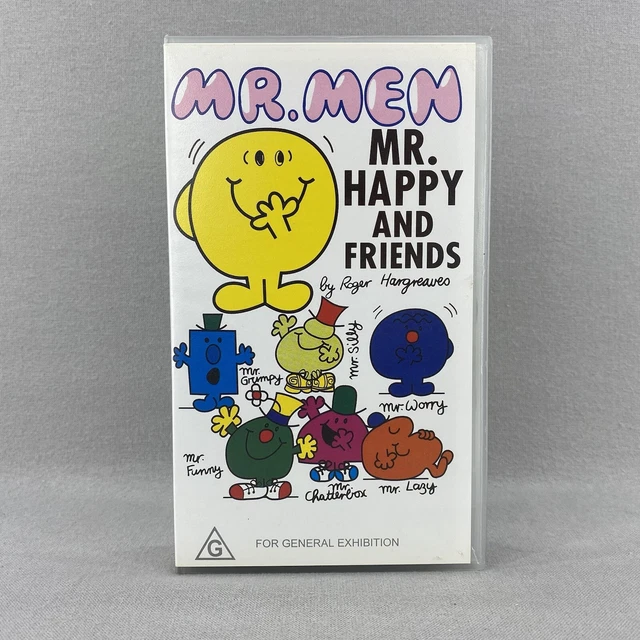 MR. MEN MR. Happy And Friends Roger Hargreaves VHS Video Tape Cartoon ...