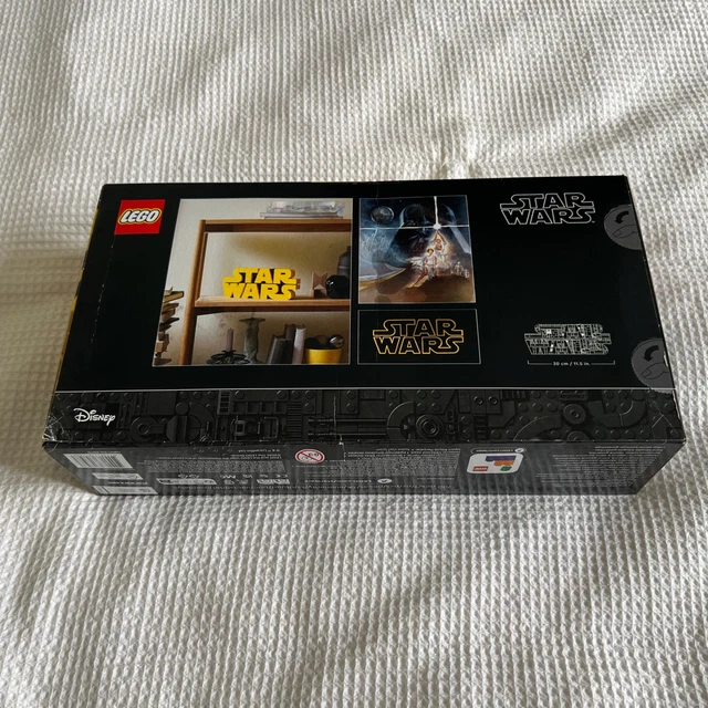 LEGO STAR WARS 75407 Brick-Built Star Wars Logo Sign Set for Adults ...