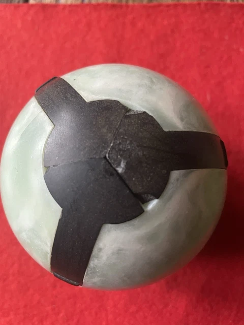 1930S ART DECO Green Black Bakelite Tennis Ball Ashtray(AF) £16.15 ...