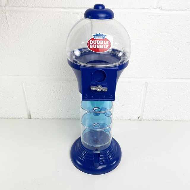 DUBBLE BUBBLE VINTAGE Blue Gumball Machine - Sunco 1997 - Large 18" £32 ...