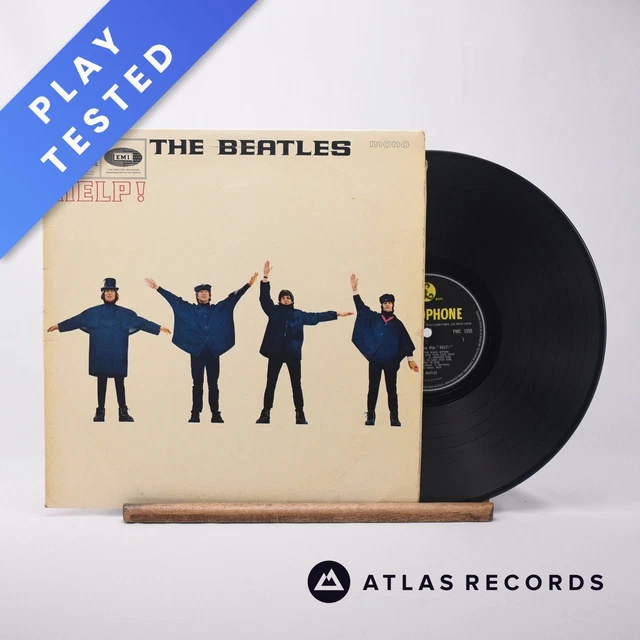 THE BEATLES HELP! -2 -2 First Press Mono LP Album Vinyl Record - VG+ ...