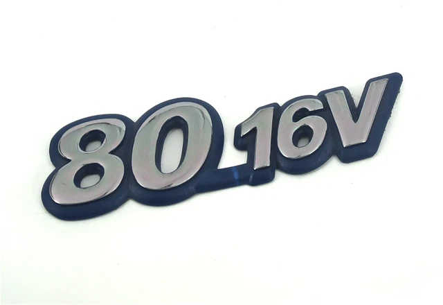 GENUINE NEW FIAT 80 16V BADGE For Bravo JTD GT HGT 16V Hatchback 1995 ...