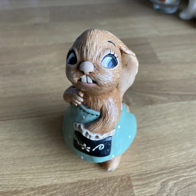 PENDELFIN RABBIT 'LUCY Pocket' 1960-1967 Early version with gold label ...