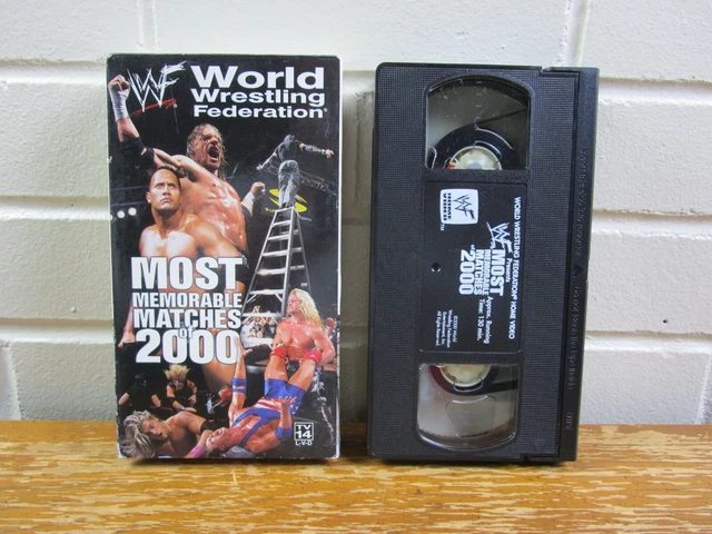 VINTAGE WWE WWF Wrestling Most Memorable Matches VHS Tape 2000 Y2K £6. ...