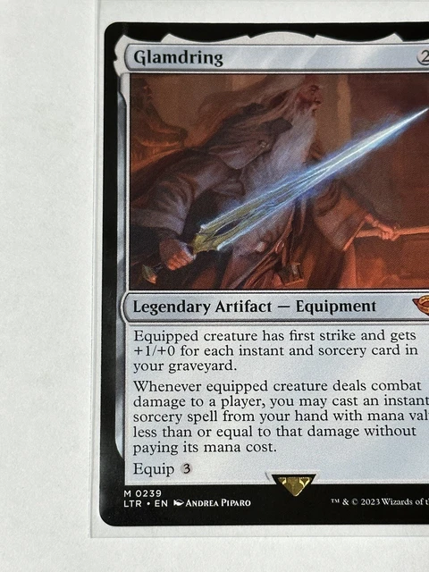 MAGIC GLAMDRING MYTHIC NM Der Herr der Ringe Versand am selben Tag! EUR ...