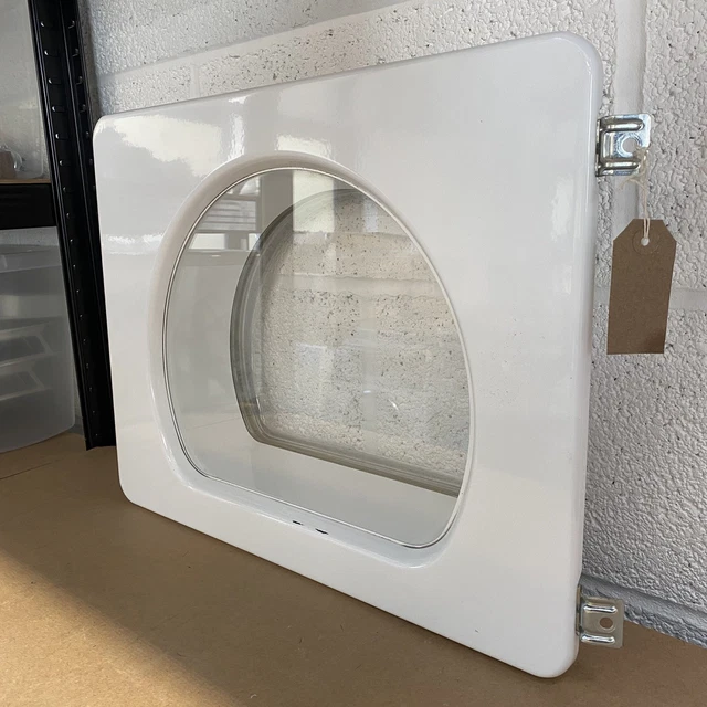 MIELE PT7136 TUMBLE Dryer Complete Door Inc Hinge Glass Latch Trim £78. ...