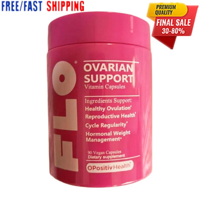 FLO OVARIAN SUPPORT Vitamin Capsules Probiotic Health Dietary ...