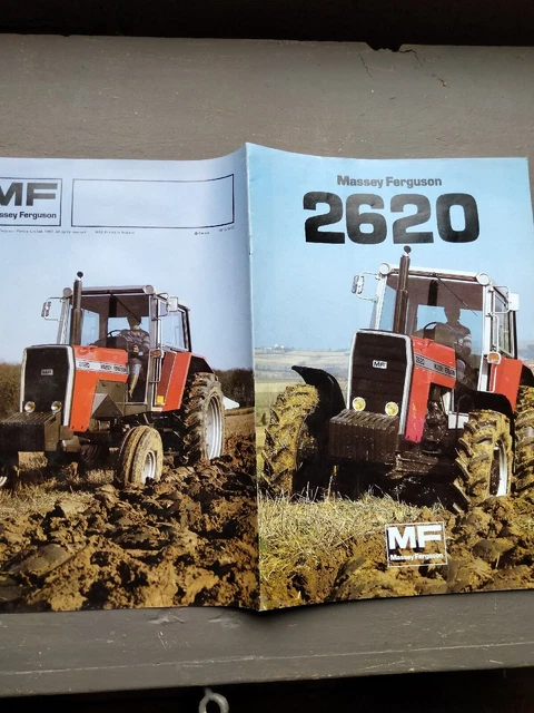 BROCHURE TRACTEUR MASSEY Ferguson Mf 2620 Tractor Brochure 1982 EUR 14,50 - PicClick FR
