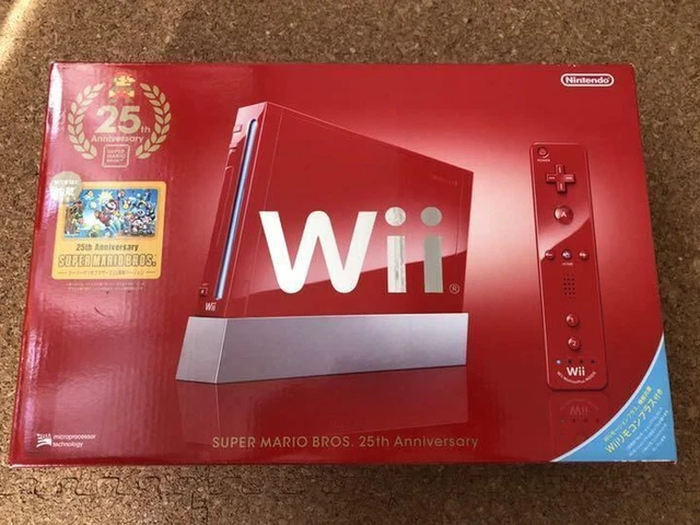 NINTENDO WII CONSOLE Super Mario Bros 25th Anniversary Red Limited £113 ...