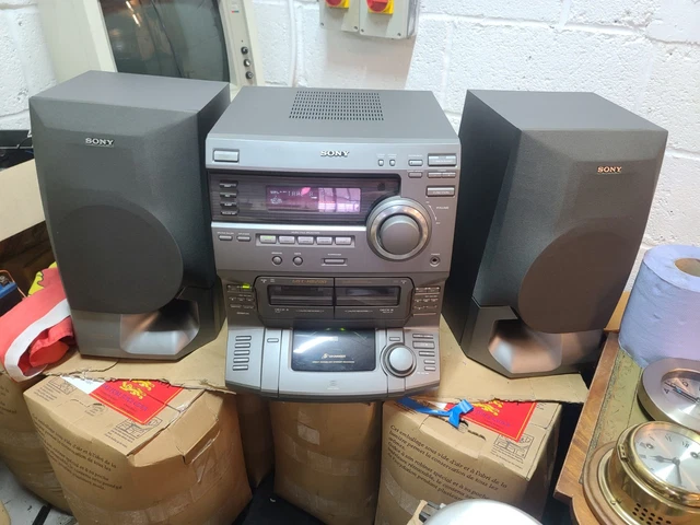 SONY LBT-XB200 COMPACT Hi-Fi Stereo System 5 Cd Changer Retro Vintage £ ...