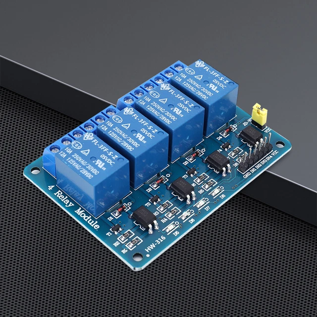 5V 12V 24V Relay Board with Optocoupler Isolation for Arduino DIY (5V ...