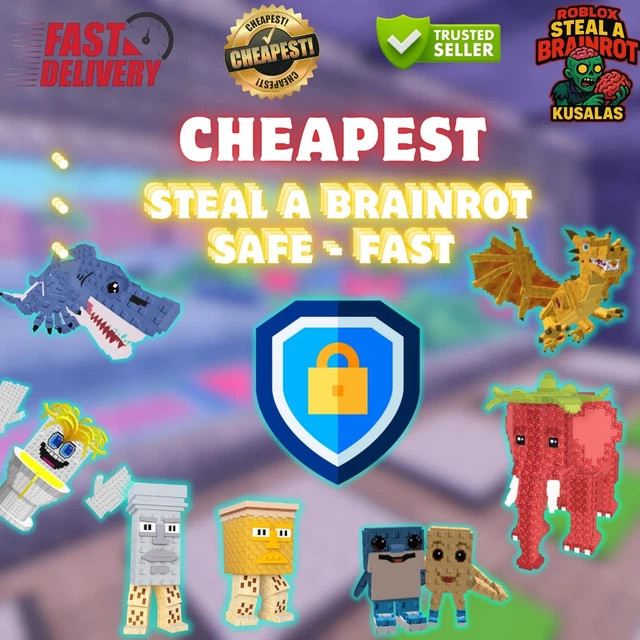 STEAL A BRAINROT - TRENOSTRUZZO TURBO 4000 - FAST DELIVERY $9.76 ...