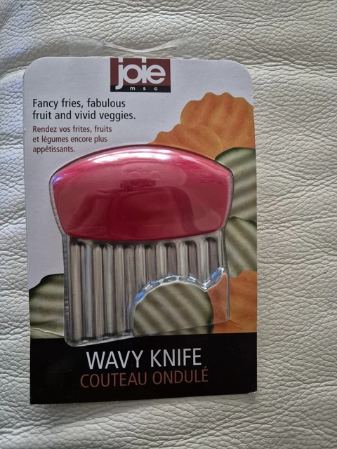 1X JOIE CRINKLE Cutter Kitchen Knife Stainless Steel Wavy Blade for ...