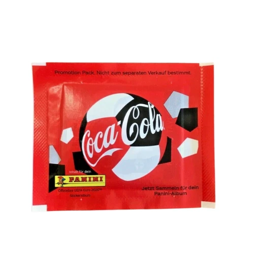 PANINI UEFA EURO 2020 Sealed Coca Cola Packet including Impossible ...