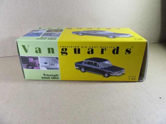 956U VANGUARDS VA08200 China Schachtel Leere 1:43 für Triumph 2000 Mkii ...