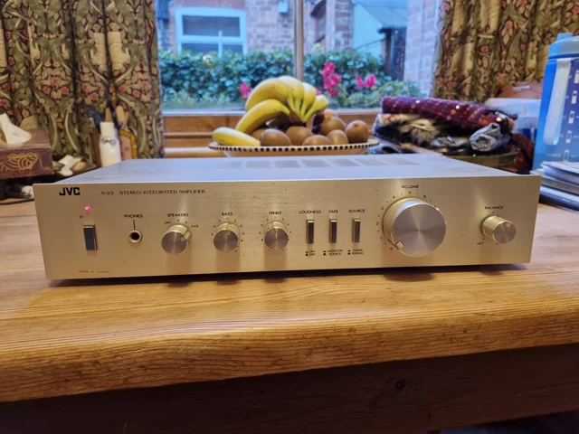 VINTAGE JVC A-S3 Stereo Integrated Amplifier Hifi Separate, Silver. £60.00 - PicClick UK