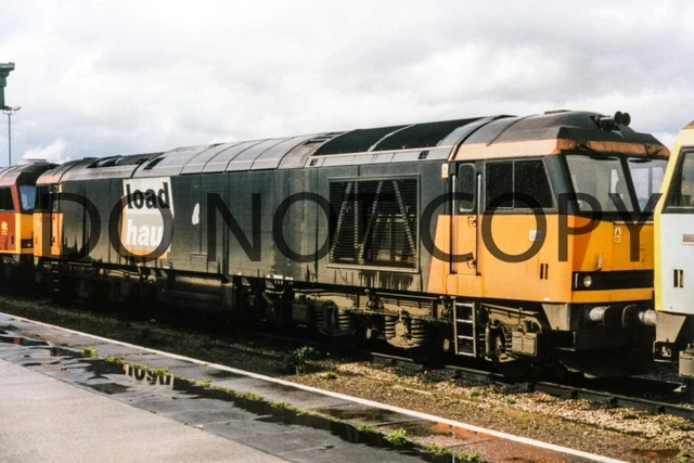 UK DIESEL TRAIN Railway Photograph Of Class 60 60038 Loco. Rm60-191 £1. ...