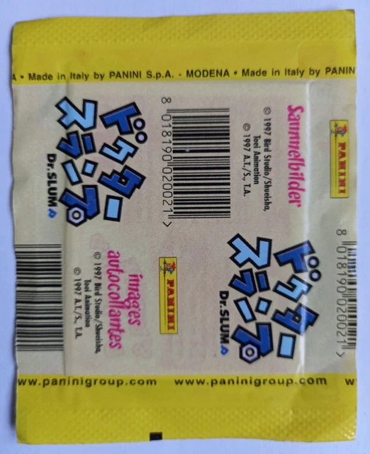 BUSTINA SIGILLATA DI figurine stickers Dr Slump & Arale, Panini 2003 ...