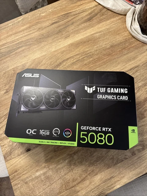 ASUS TUF GEFORCE RTX 5080 OC Gaming Graphics Card 16GB GDDR7 *Brand New ...
