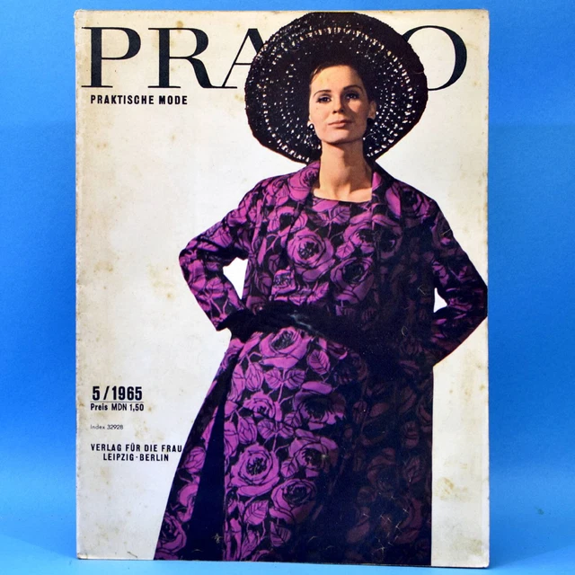 PRAMO PRAKTISCHE MODE 5 1965 Schnittmuster Mode Verlag für die Frau DDR ...
