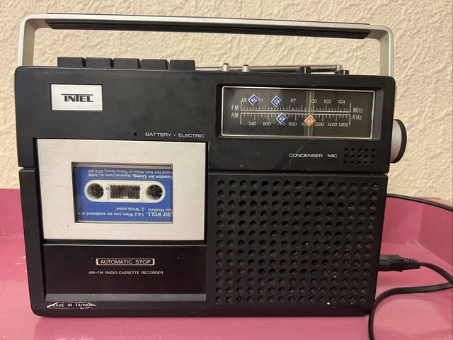 VINTAGE INTEL MODEL: RR2204 AM-FM RADIO CASSETTE RECORDER £63.00 ...