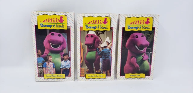 BARNEY & FRIENDS Lot of 3 VHS Time Life EDUCATIONAL See Photos for ...