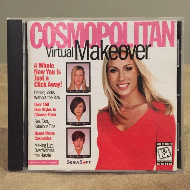 COSMOPOLITAN VIRTUAL MAKEOVER Make Over (PC) Complete - LIKE NEW $4.99 ...