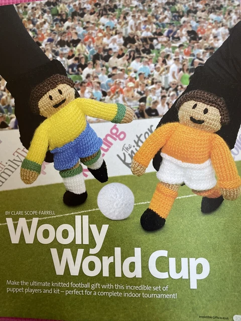 KNITTING PATTERN FOR Woolly World Cup Soft Toys £2.00 - PicClick UK